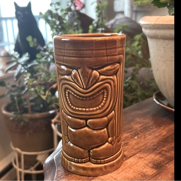 Vintage | Dining | Vintage Stamped 200 Hawaiian Tiki Mug Front Back ...